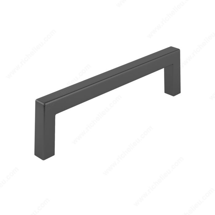 Richelieu 5-1/32'' Modern Metal Pull - 873 Matte Black (please call fo ...