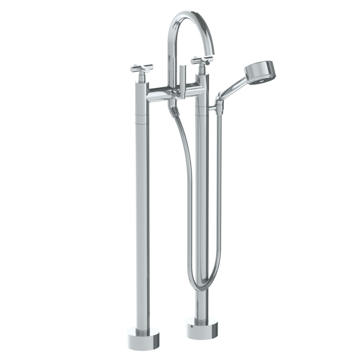 WATERMARK Sense 27 Floor Standing Bath Set with Hand Shower 27-8.3V-CL ...