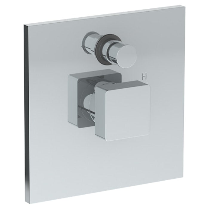 WATERMARK Edge 35 Wall Mounted Pressure Balance Shower Trim with Diver ...