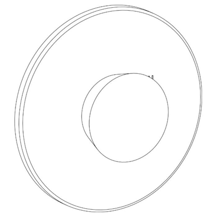 WATERMARK Zen 36 Wall Mounted Pressure Balance Shower Trim, 7" dia. 36 ...