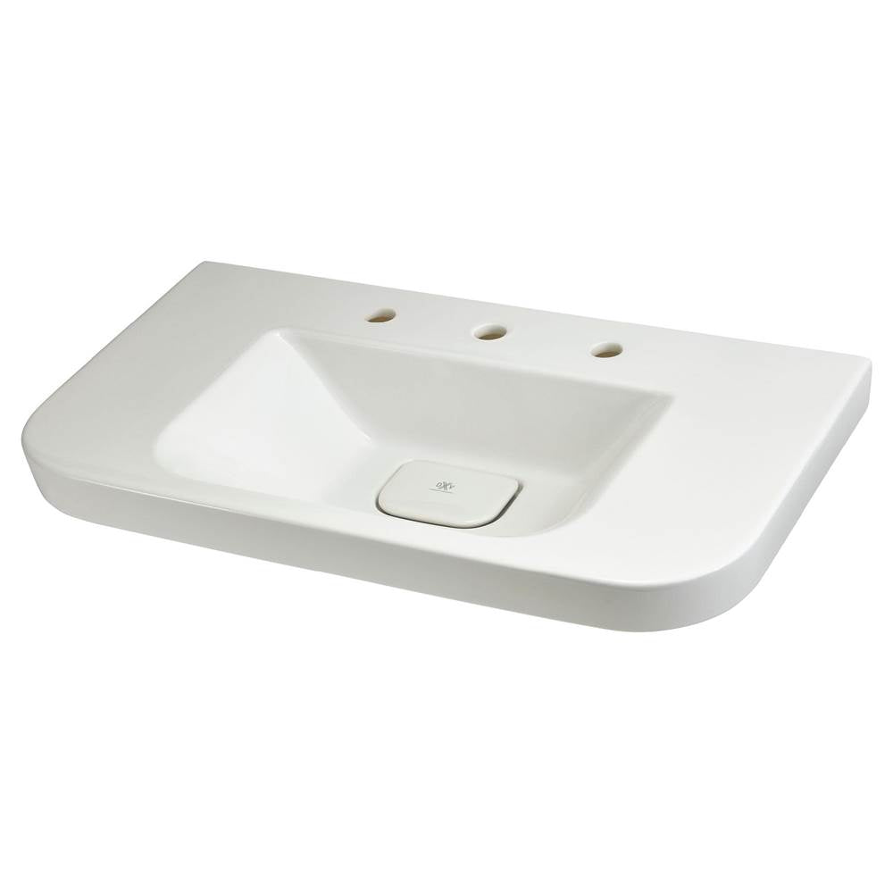 DXV 33 in. Wall Hung Sink, 3 hole – Sognare Tile & Stone / Sognare ...