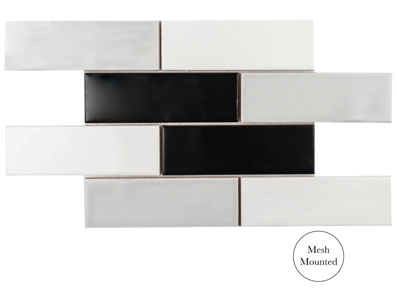 Jeffrey Court 2.5″ x 8″ Brick Offset Mosaic – Multi (Call for special ...