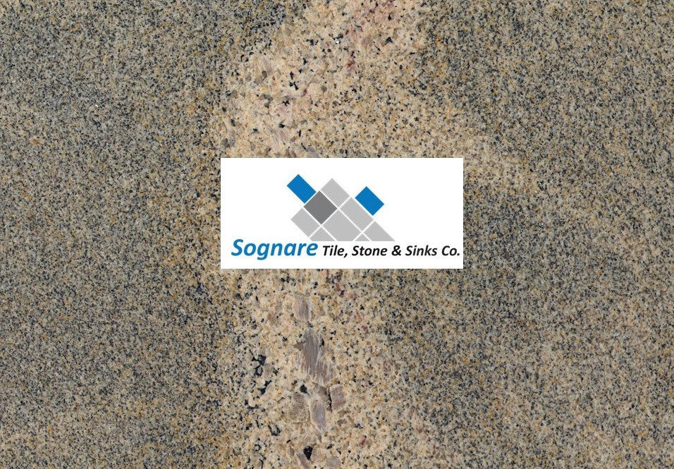 African Dream Gold Granite – Sognare Tile & Stone / Sognare Kitchen & Bath