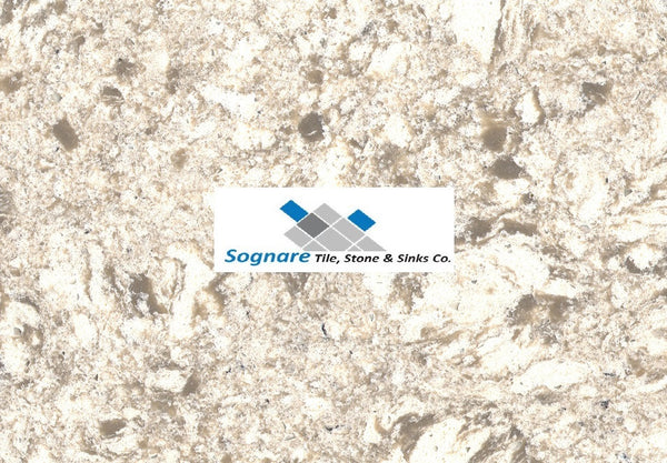Chrome White Quartz Countertop – Sognare Tile & Stone / Sognare Kitchen ...