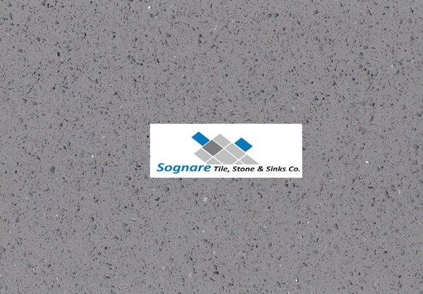 Sparkling Grey Quartz Countertop – Sognare Tile & Stone / Sognare ...