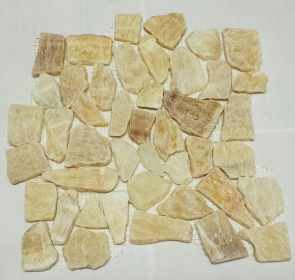 Jade Stone Yellow Jelly Pebble Mosaic Tile – Sognare Tile & Stone ...