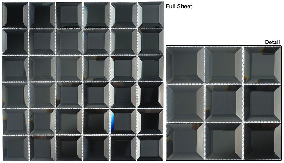 GT Checkers Glass Mosaics (call us for special pricing) – Sognare Tile ...