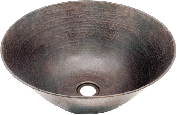 Hammered Round Vessel Sink – Sognare Tile & Stone / Sognare Kitchen & Bath