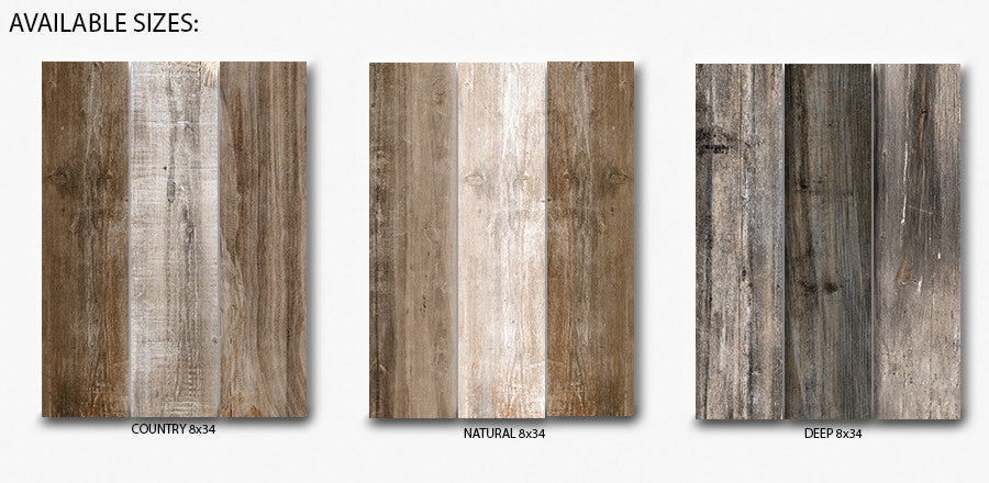 Colorker Retro Wood Look Porcelain Tile (Made in Spain) – Sognare Tile ...