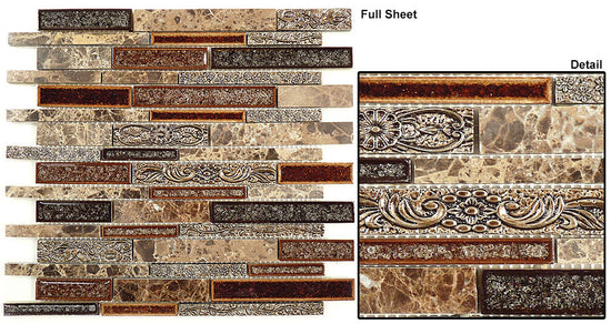 GT Random Brick Mosaic Tranquil Series (may qualify for free shipping ...